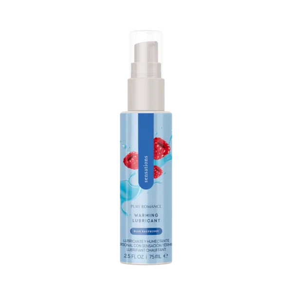 Pure Romance Sensations Blue Raspberry Flavored sexual lube